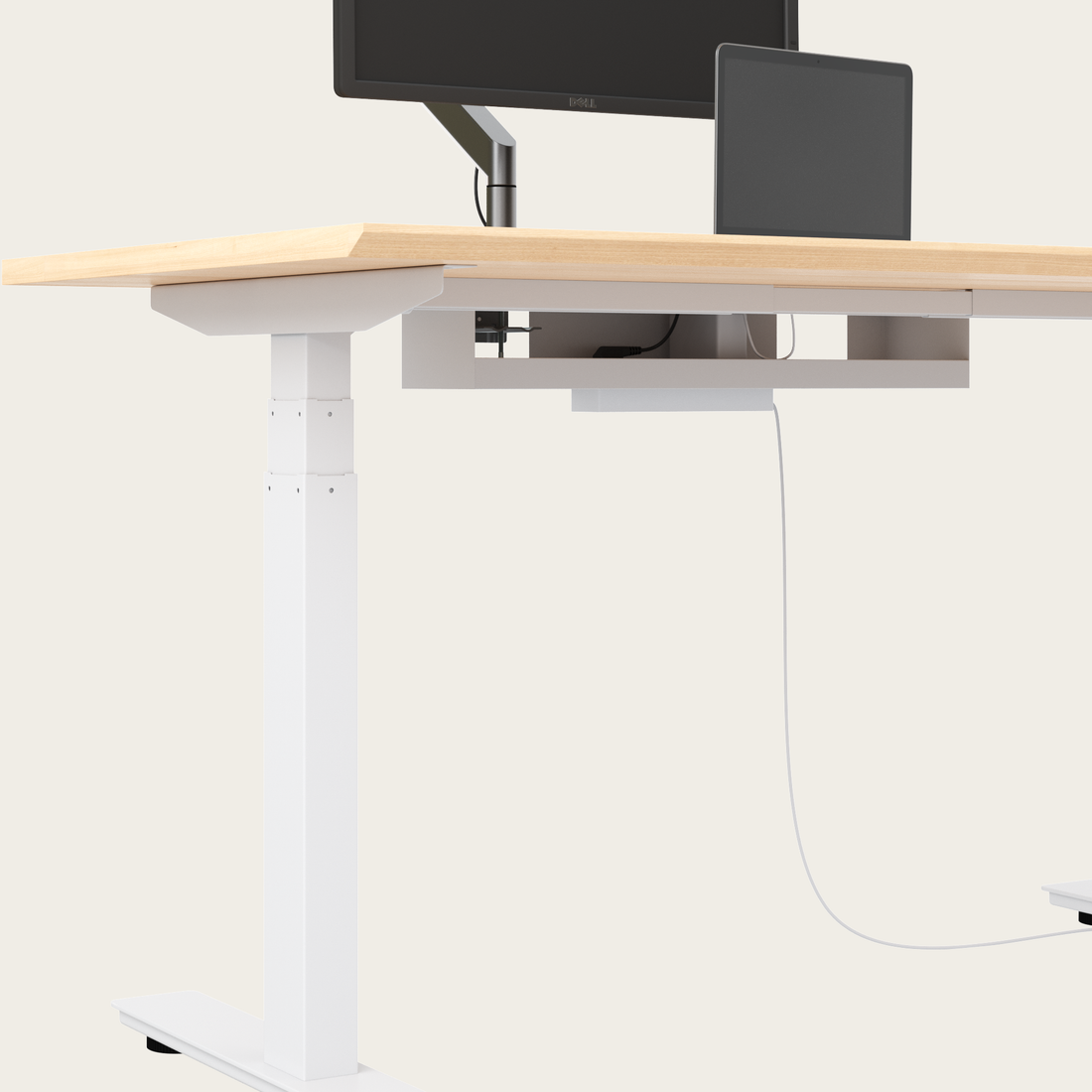 Cable Tray - Wire Tray | Easy to Install on the Job Desks