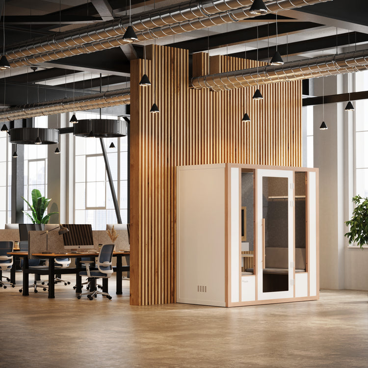 Soundproof Booth for Silent and Sustainable Workspaces