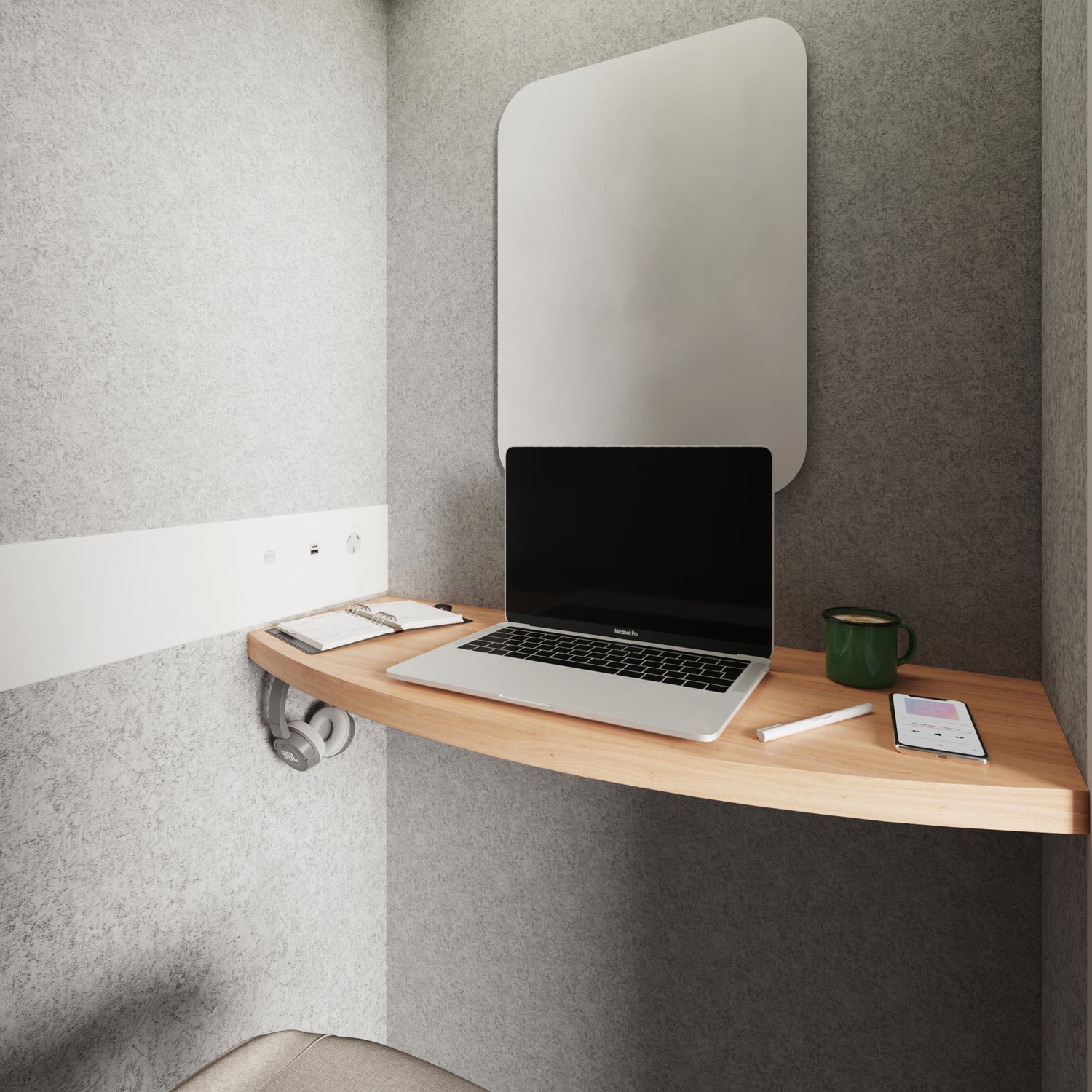 The Nook | Soundproof Booths | Sustainable Office Pods | Recess
